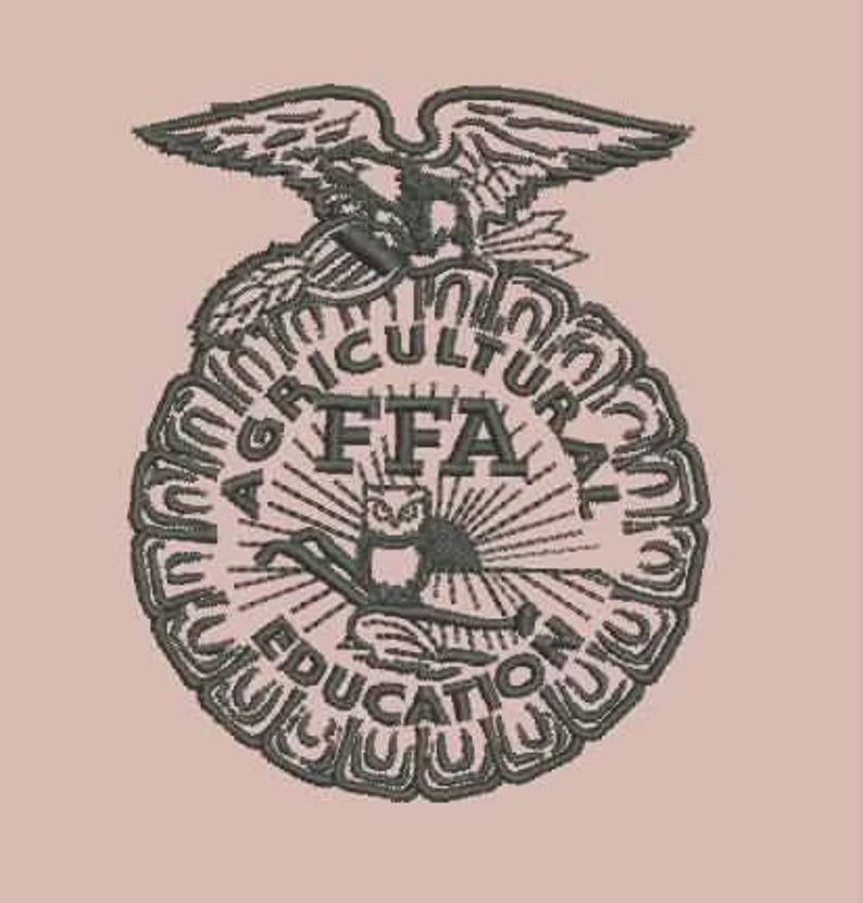 National FFA Organization Emblem Embroidery Design – Digital Files, FFA ...