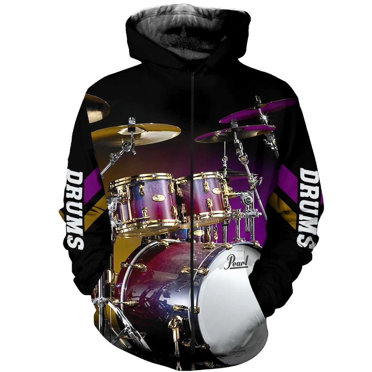 Drum 3D All Over Printed Clothes, Hoodie Shirt sold by Aurora Felicia ...