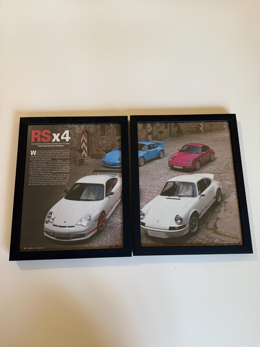 Porsche Wall Display - Etsy