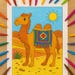 Detailed Camel Coloring Page • Desert Landscape Illustration for Kids ...