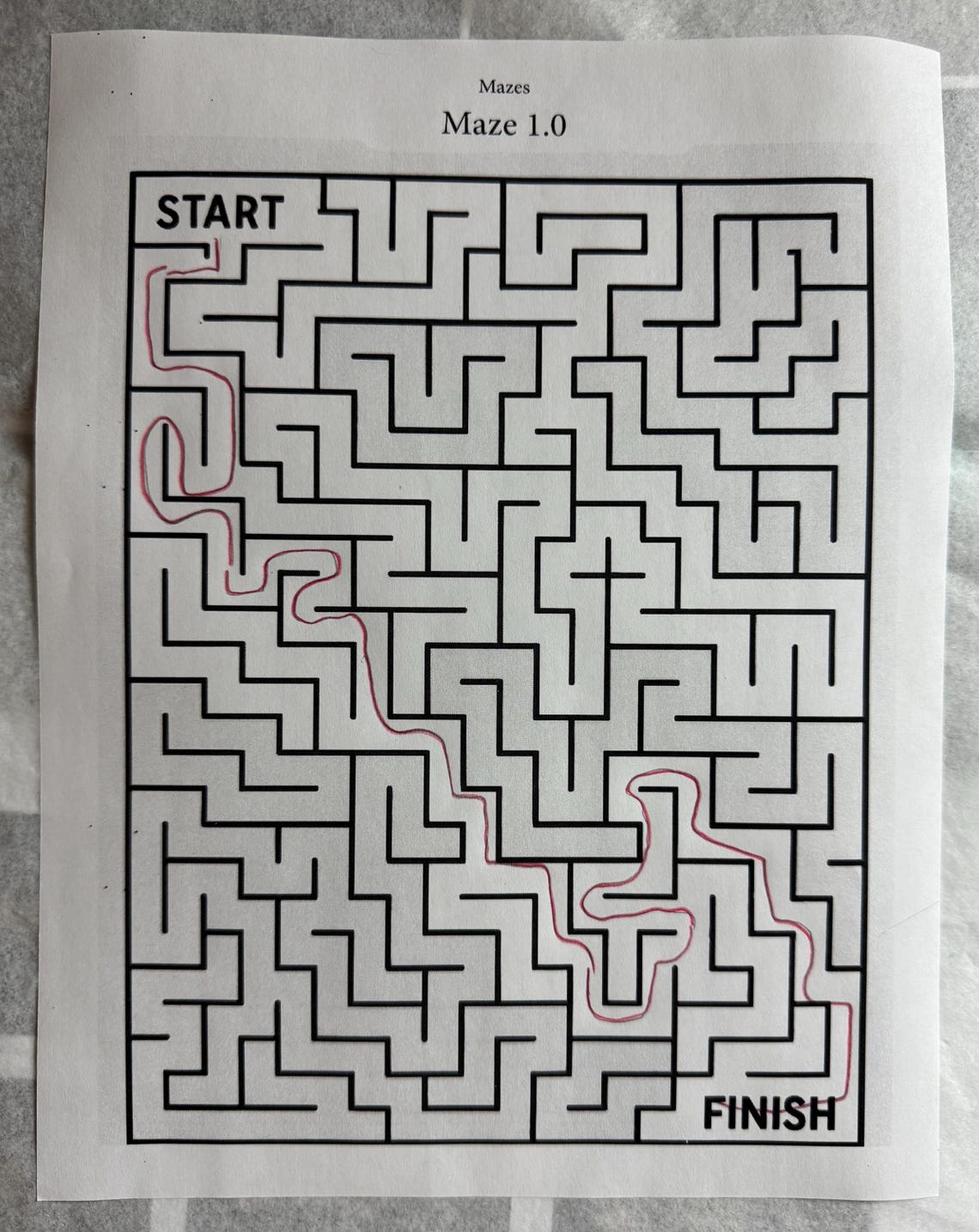 Kids Maze Printable • Easy Maze Puzzle for Preschool & Kindergarten ...