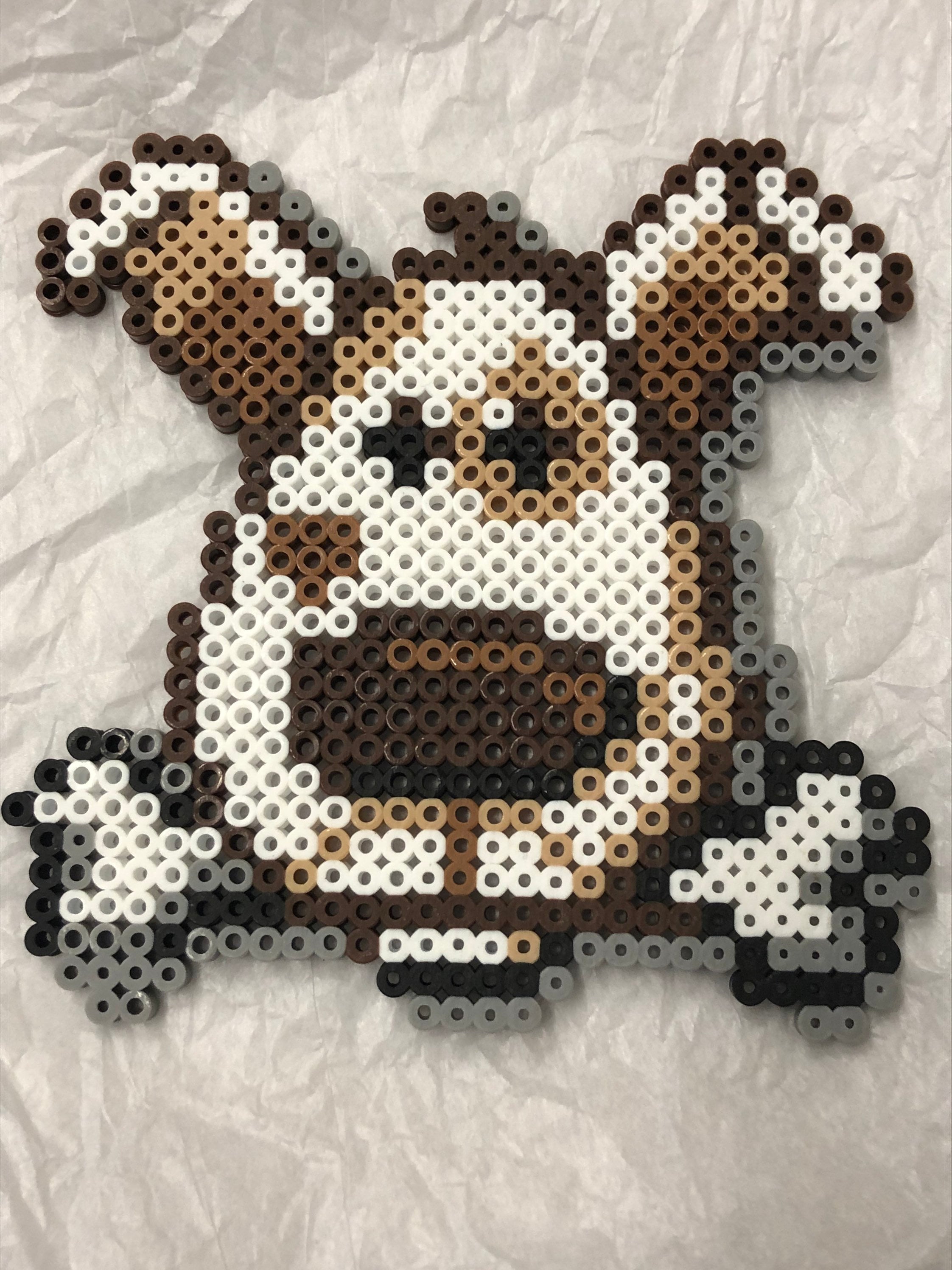 6x6 Base Perler Bead Animals Toucan, Lioness, Owl, Fox, Dog, & Gorilla ...
