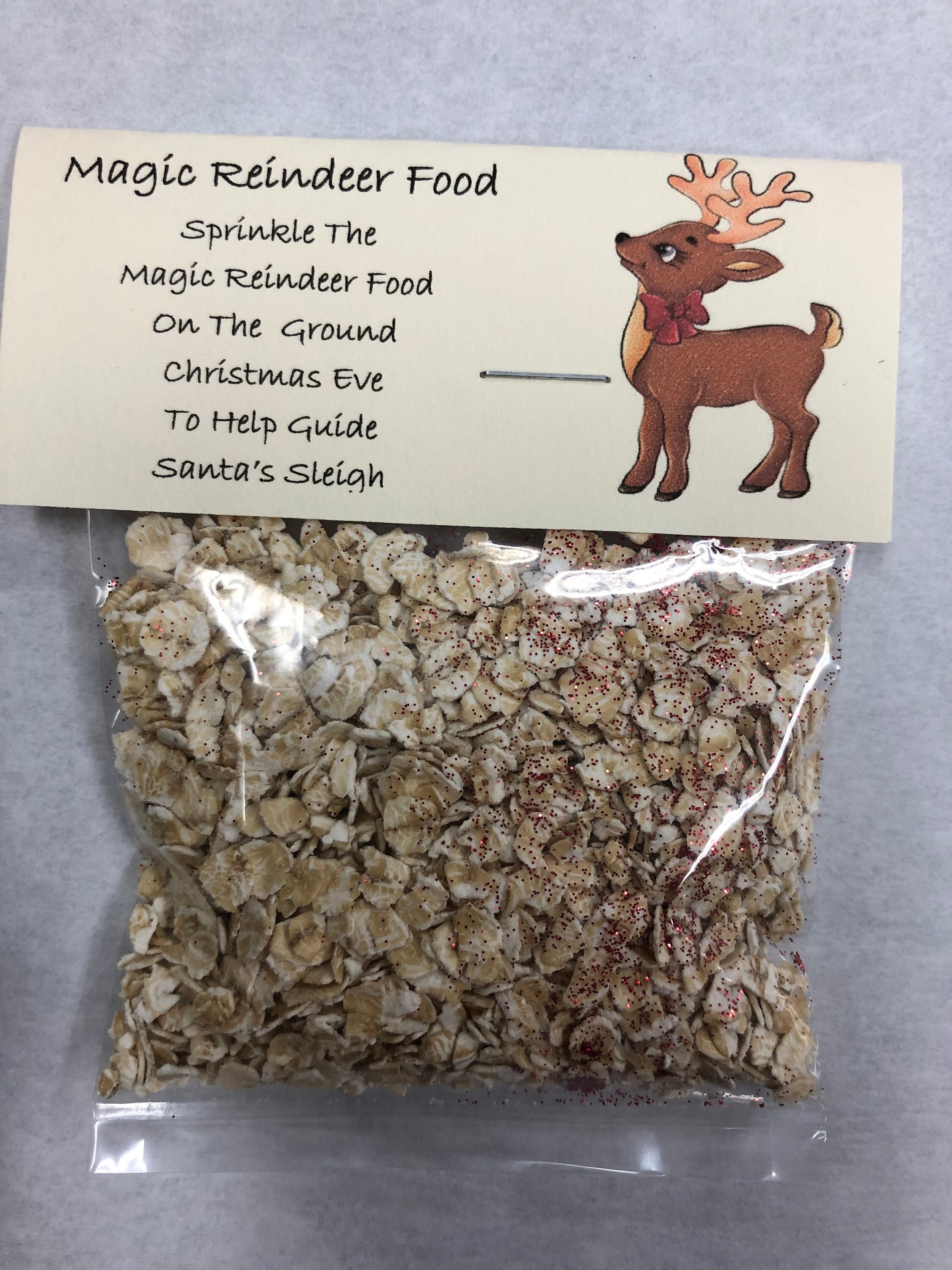 Magic Reindeer Food , Classroom Treat, Gag Gift - Etsy