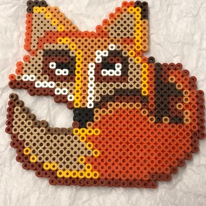 6x6 Base Perler Bead Animals Toucan, Lioness, Owl, Fox, Dog, & Gorilla ...