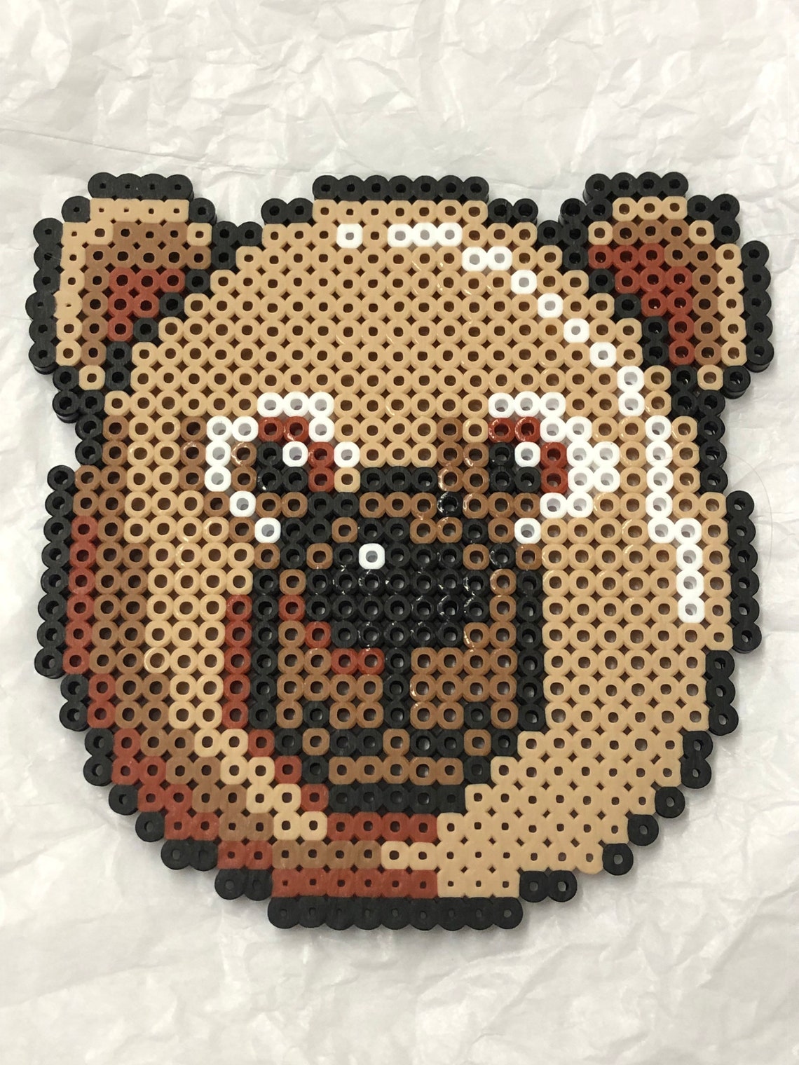6x6 Base Perler Bead Animals Toucan, Lioness, Owl, Fox, Dog, & Gorilla ...