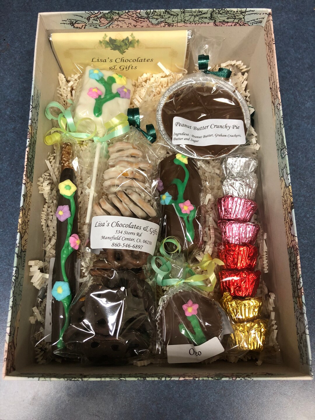 Lg Chocolate Sampler Gift Box - Etsy