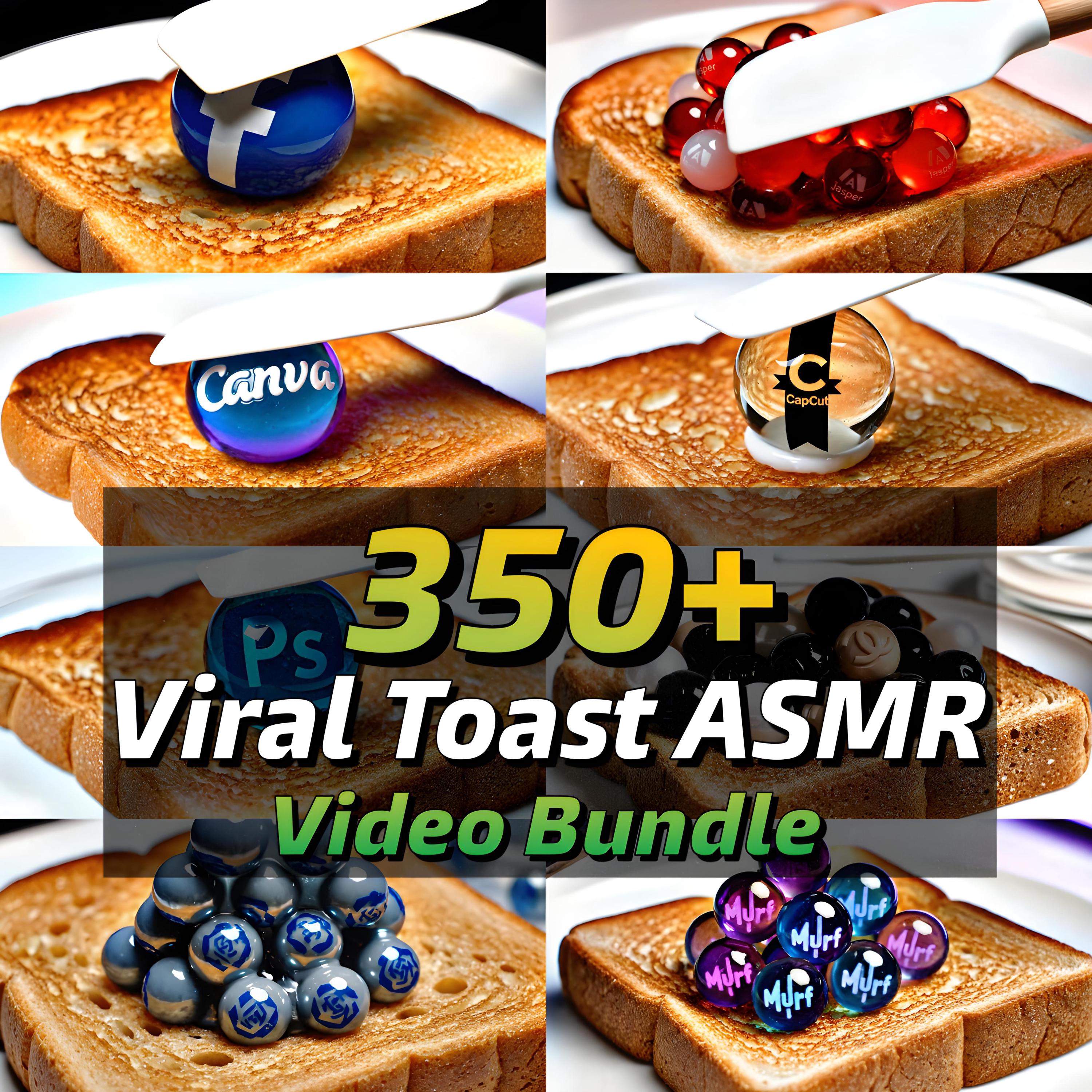 350+ ASMR Logo Smashing on Toast Videos | Facebook Whatsapp Instagram ...