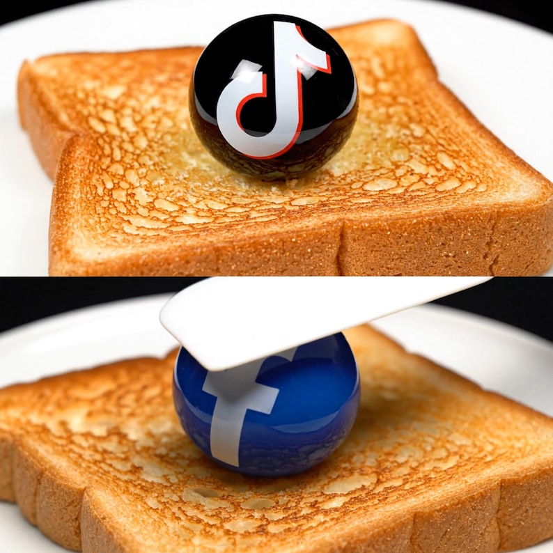 350+ ASMR Logo Smashing on Toast Videos | Facebook Whatsapp Instagram ...