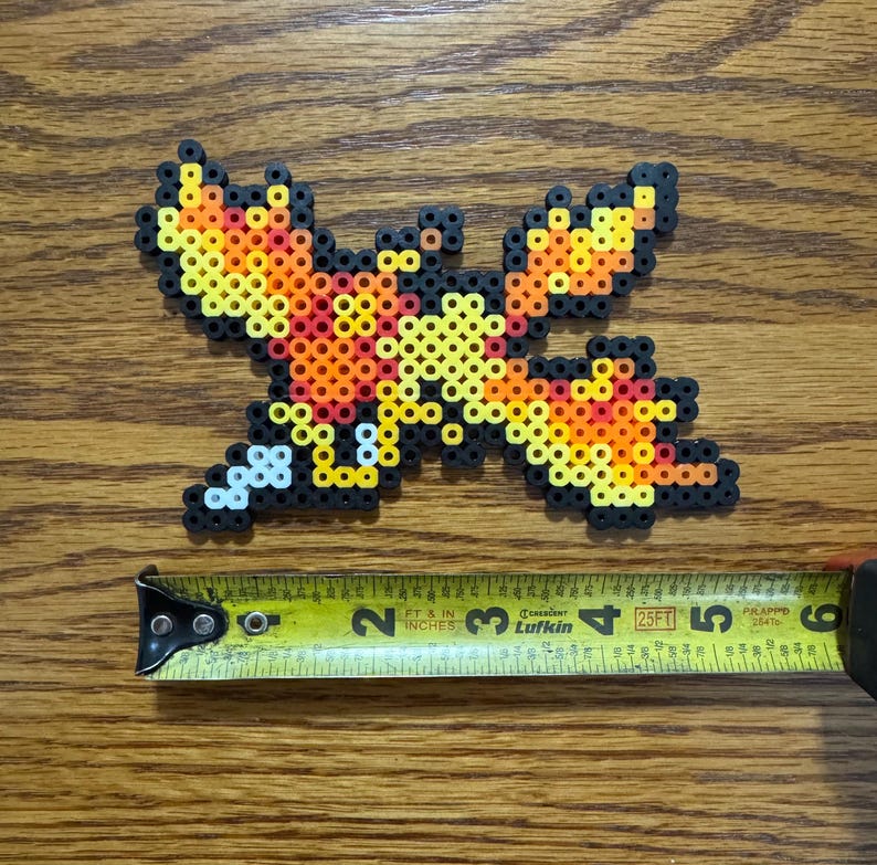 Legendary Pokémon Perler Art | Zapdos | Articuno | Moltres | 8-bit ...
