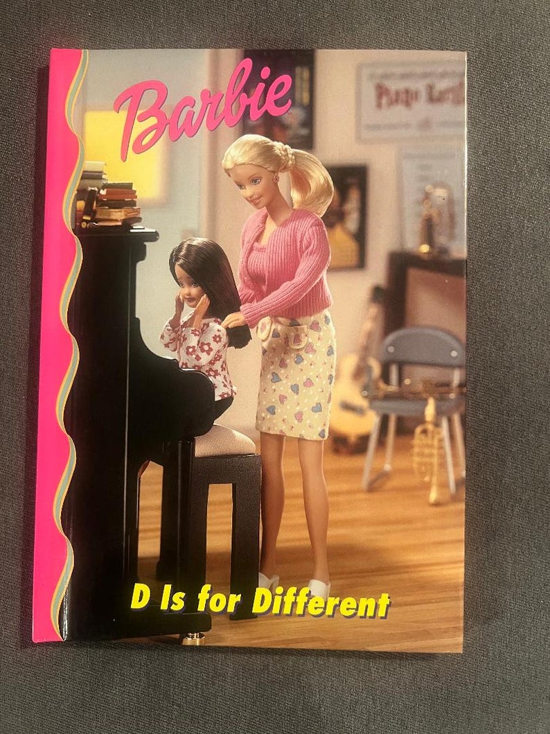 1990's Barbie Book - D is for Different - Etsy