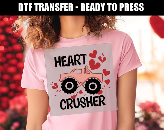 Valentine's Day DTF Transfer, Ready to Press, T-shirt Transfer, Heat ...