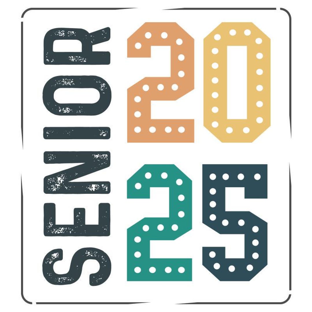 Class of 2025 DTF Transfer - Vintage Teal Senior Design - Iron on DIY ...