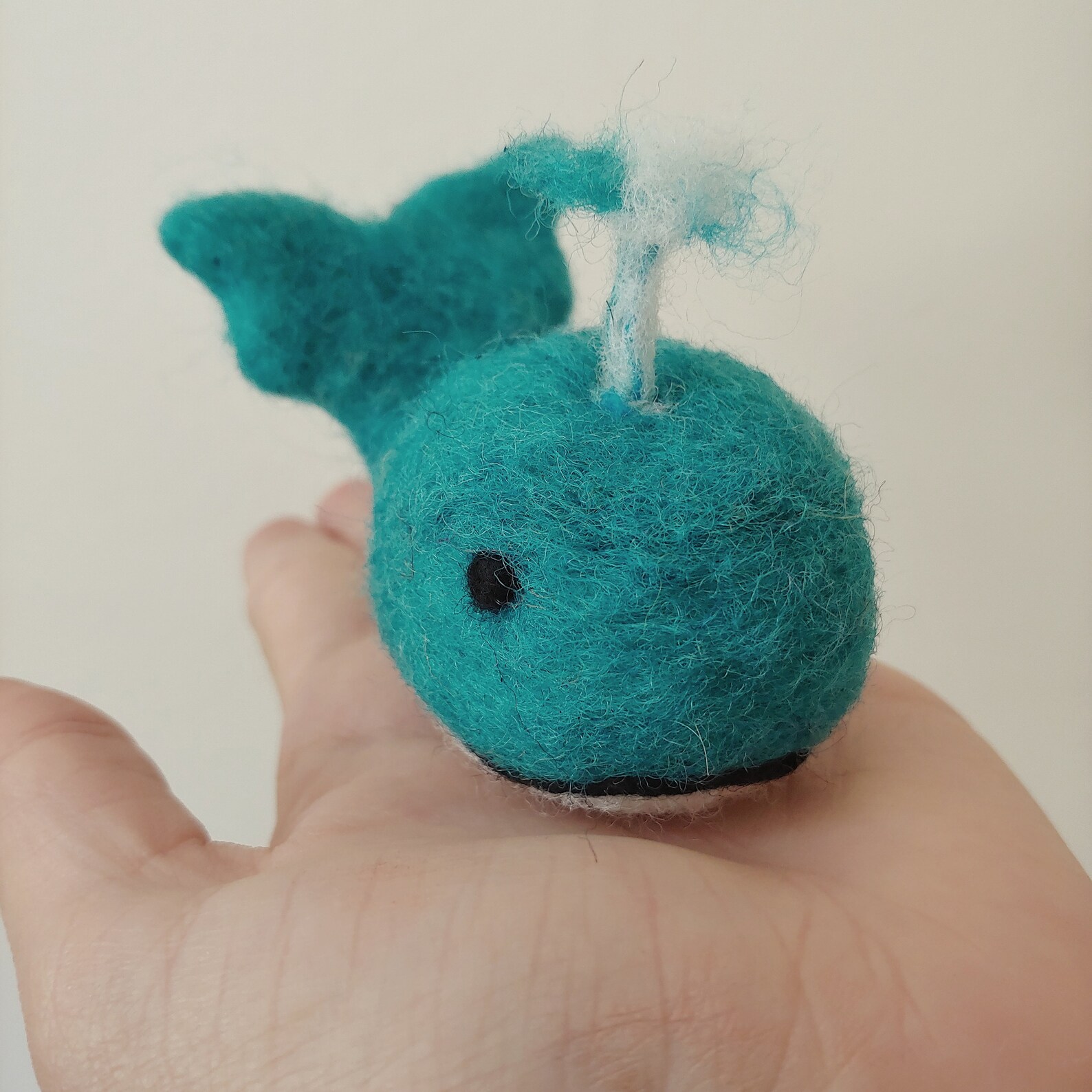 Miniature Whale Needle Felted Sculpture - Etsy