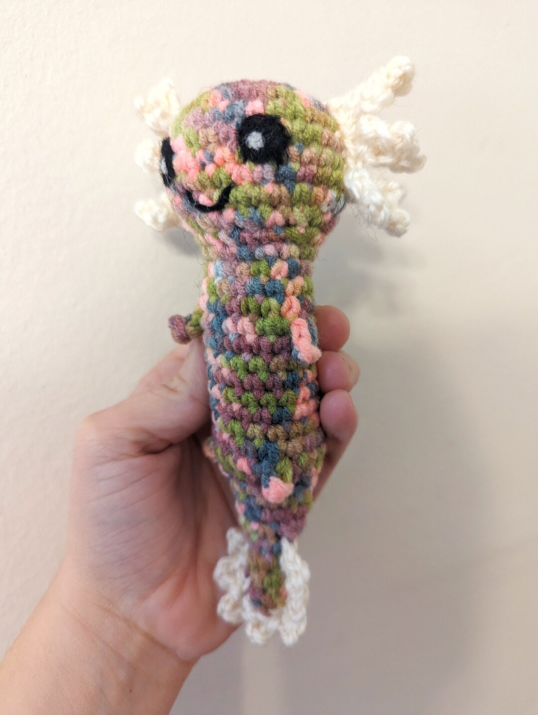 Mossy Spring Axolotl Doll - Etsy