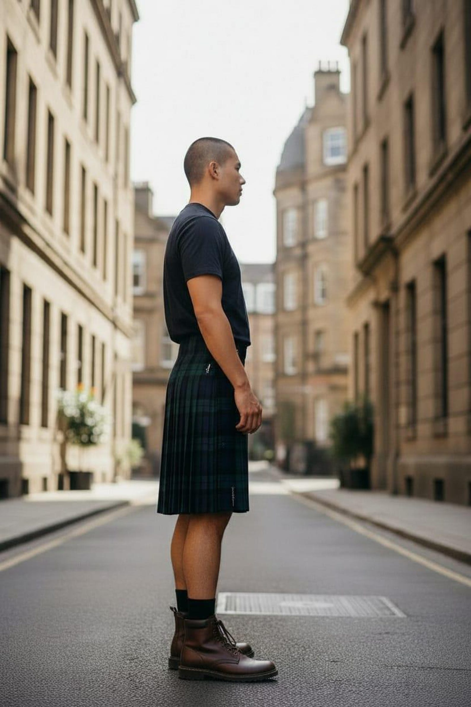 Men's Clan Sutherland Tartan Kilt for Men: Scottish Highland ...