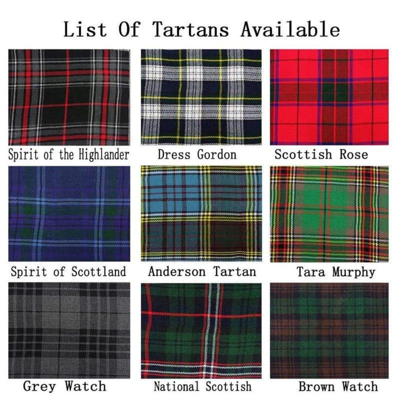 Men's Clan Sutherland Tartan Kilt for Men: Scottish Highland ...