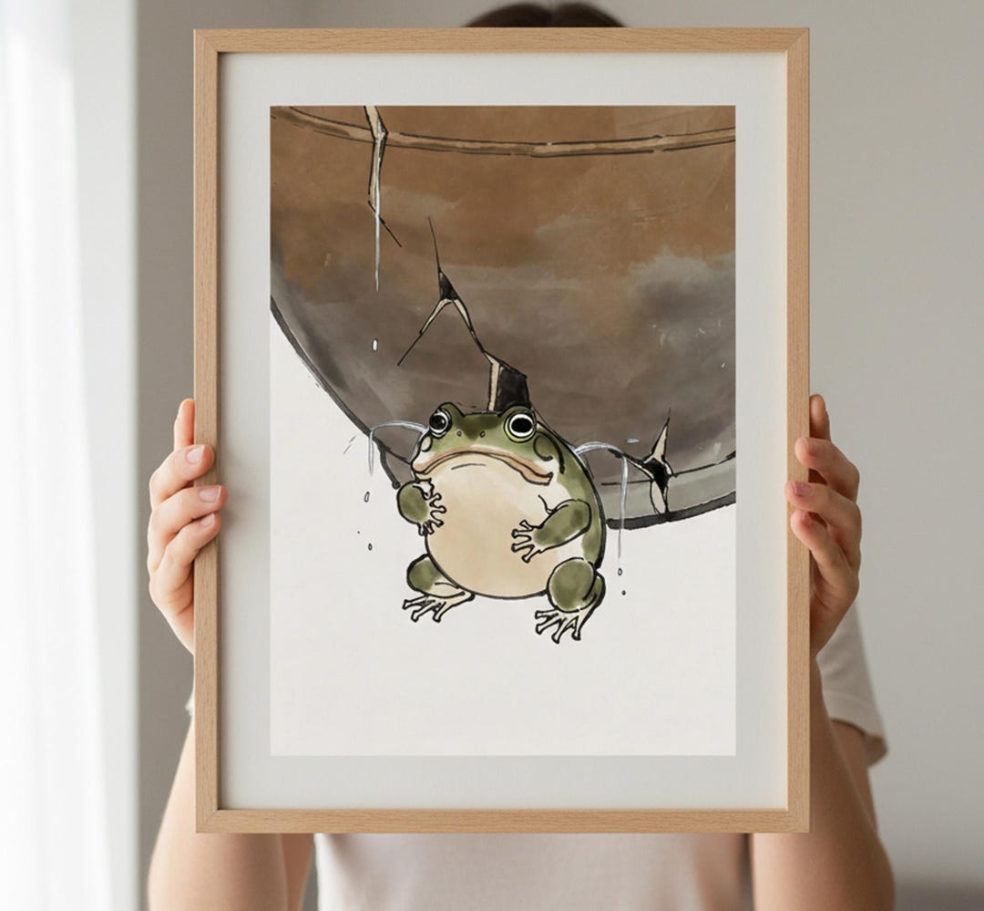 Resilient Frog – Unshaken Under Pressure Art Print - Etsy