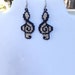 Native American Style Beaded Musical Note Black and Silver - Etsy