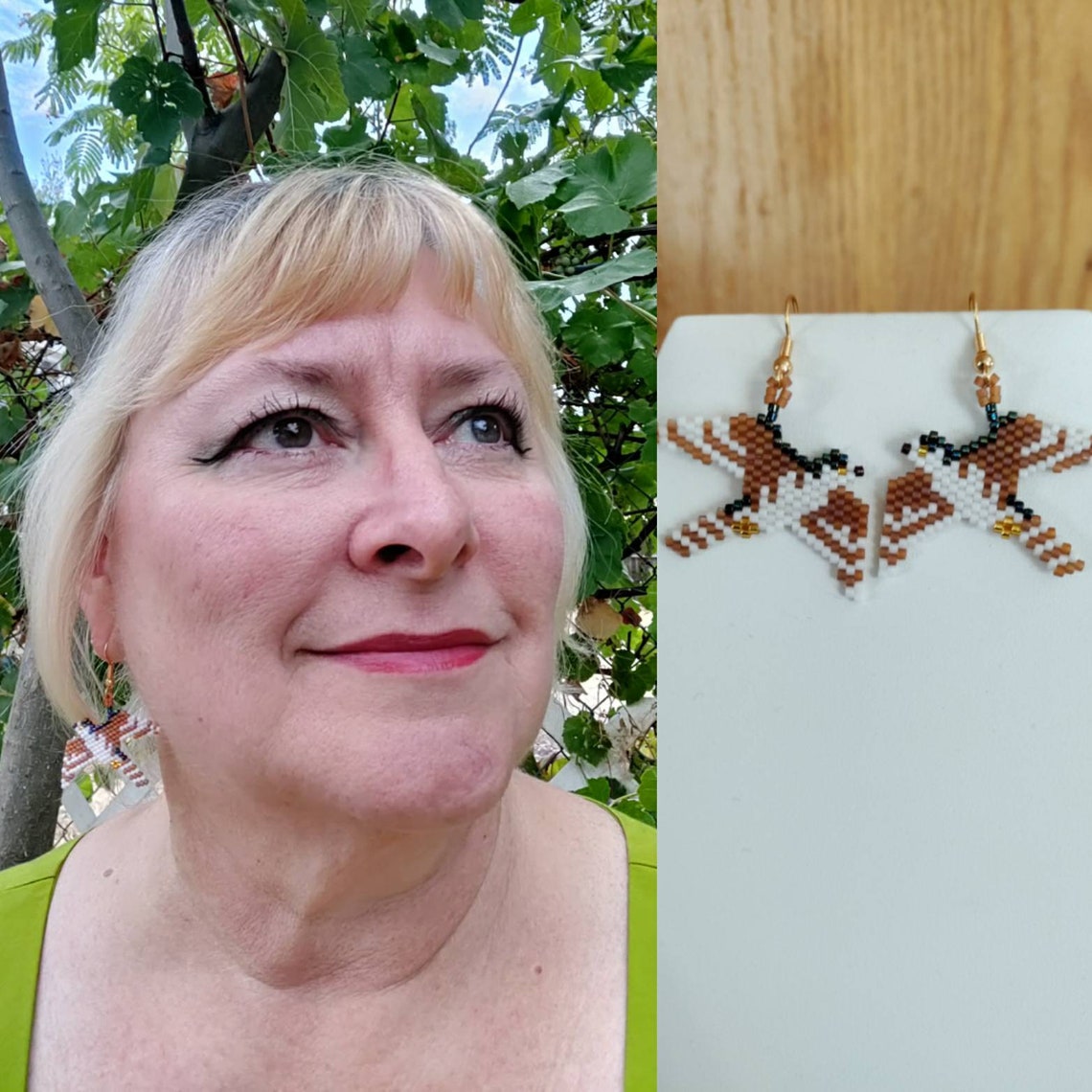 Native American Style Beaded Falcon in Flight Wild Life Bird - Etsy