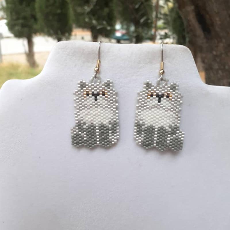 Brick Stitch Cat - Etsy