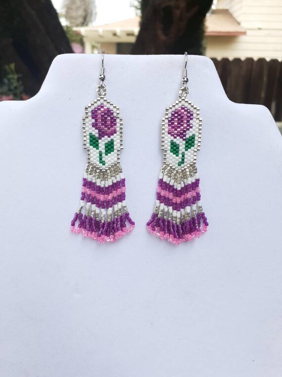 Native American Beaded Roses