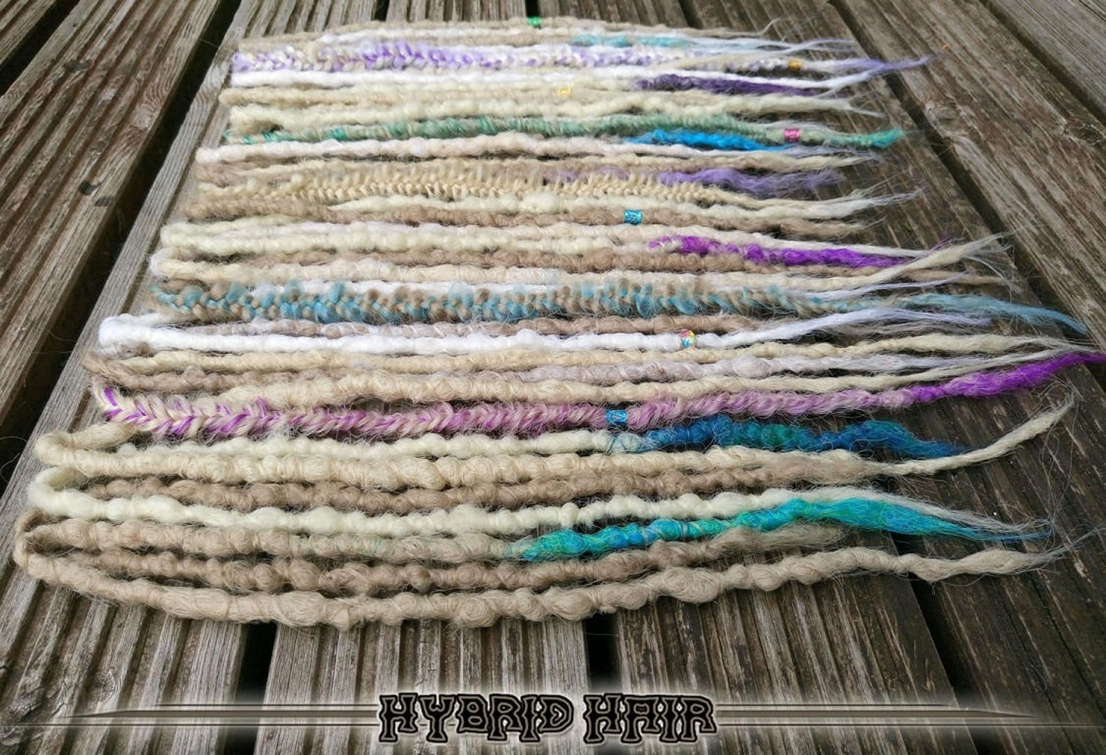 Blonde Ombre Synthetic Dreadlocks Extensions Shell Island - Etsy