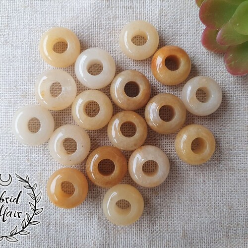 Amethyst Set of 2 Dreadlock Beads Dread Jewelry Accessories - Etsy