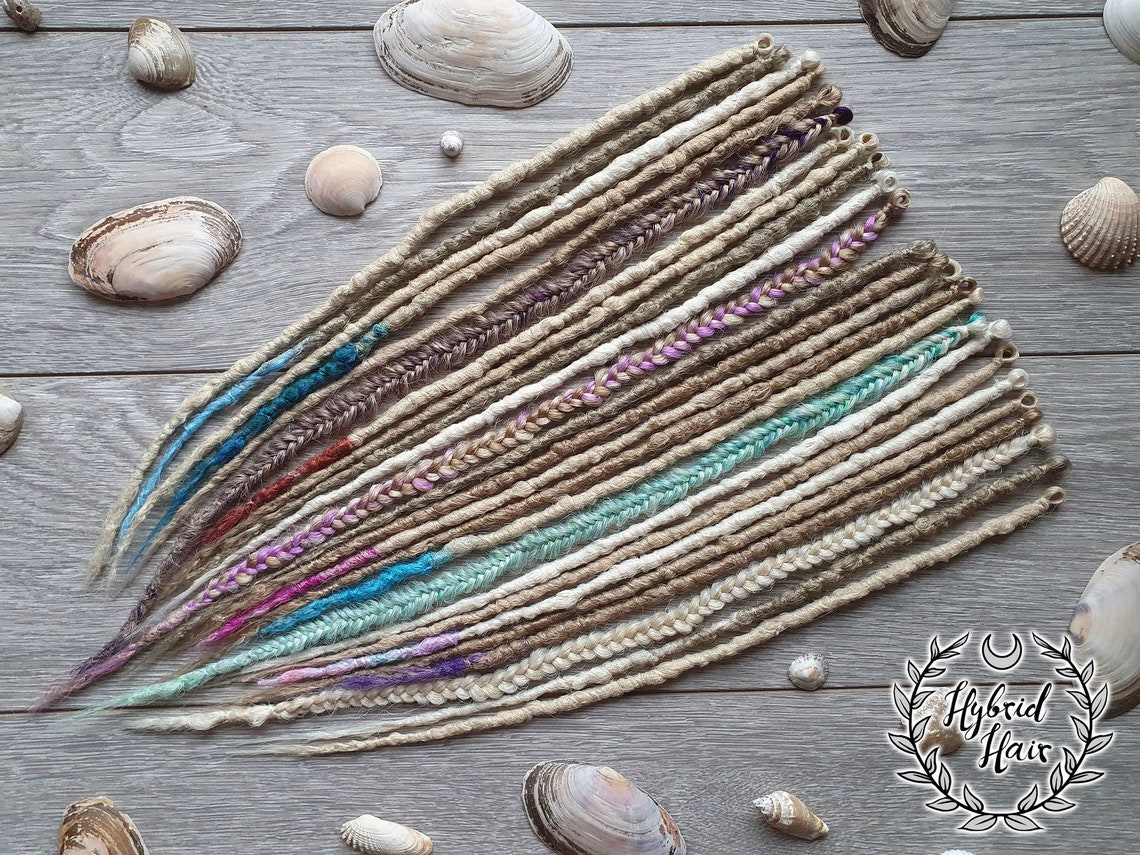 Blonde Ombre Synthetic Dreadlocks Extensions Shell Island - Etsy