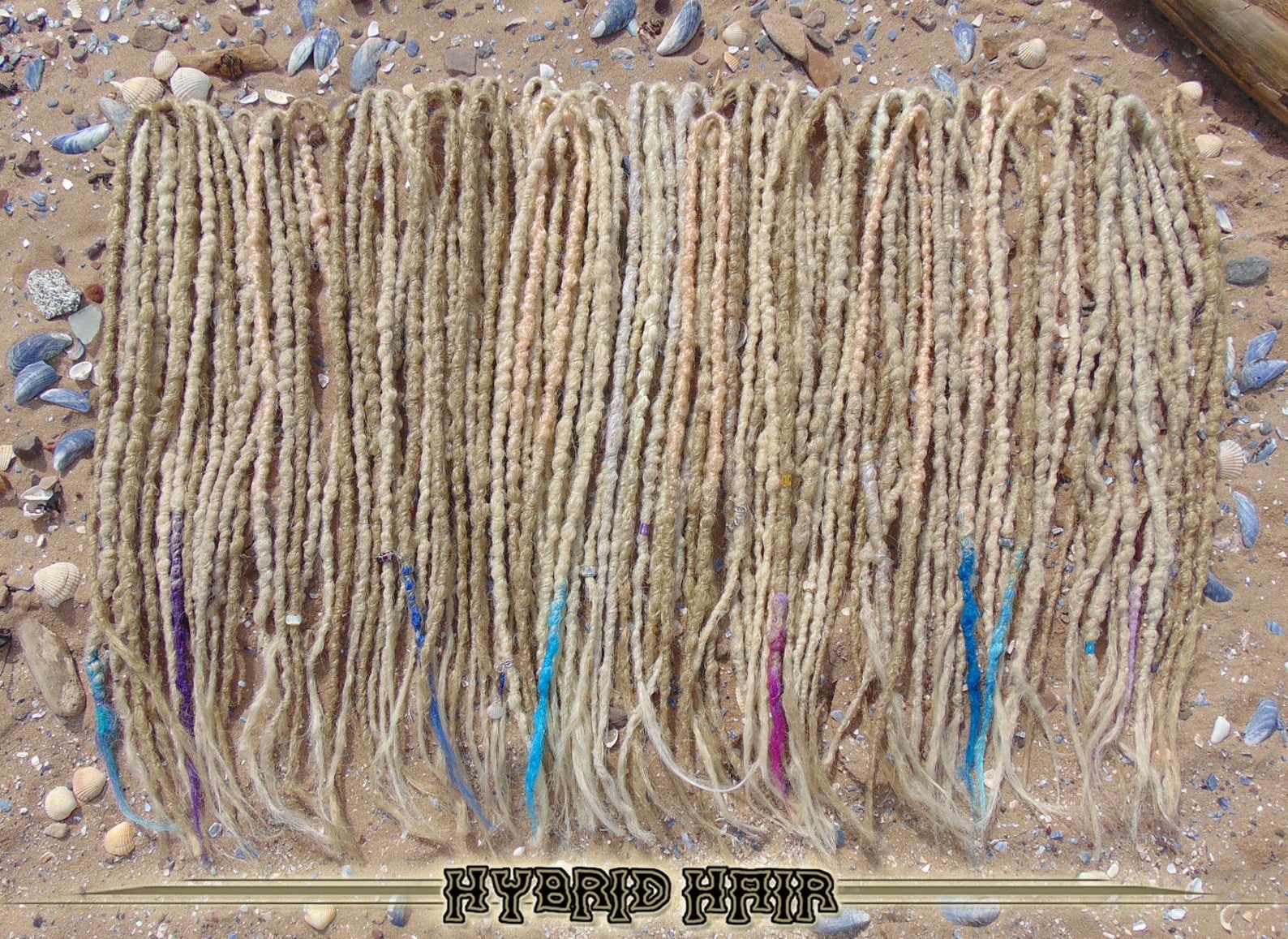 Blonde Ombre Synthetic Dreadlocks Extensions Shell Island - Etsy
