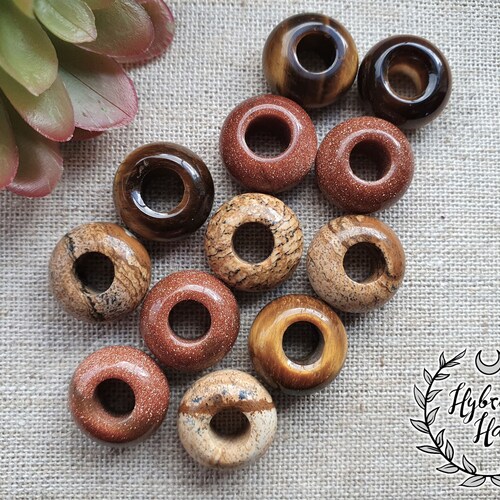 Amethyst Set of 2 Dreadlock Beads Dread Jewelry Accessories - Etsy