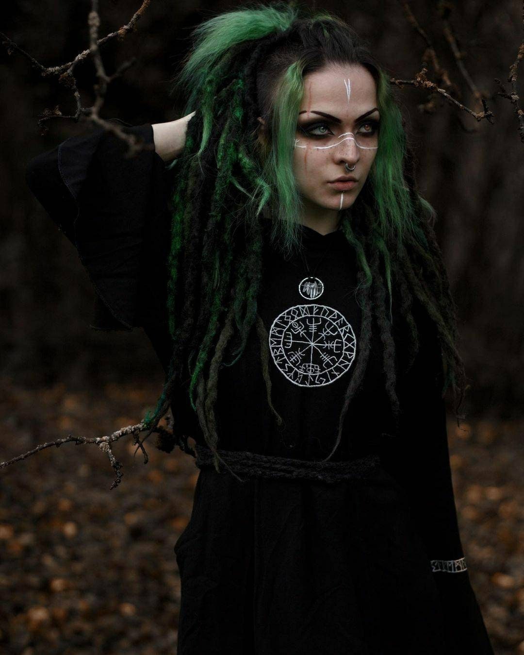 Forest Witch Synthetic Dreadlock Extensions Custom Single or Double ...