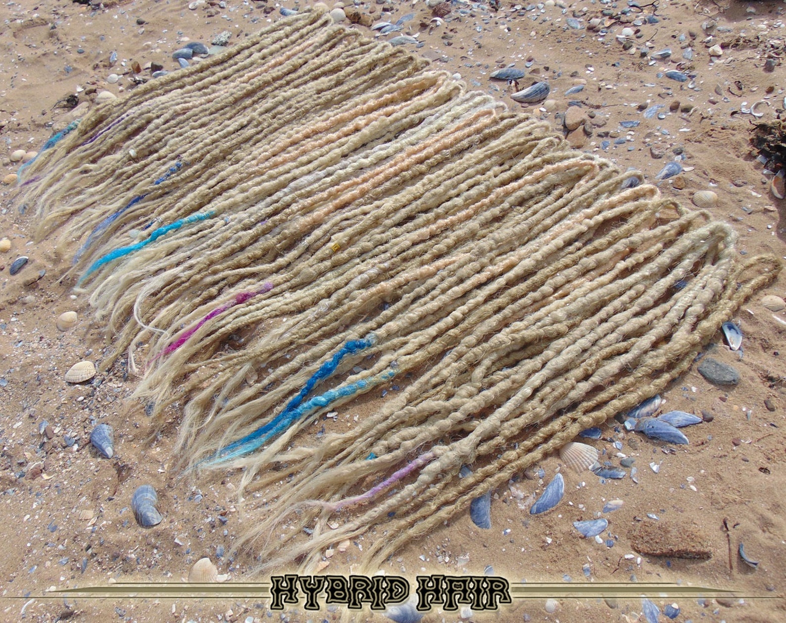 Blonde Ombre Synthetic Dreadlocks Extensions Shell Island - Etsy