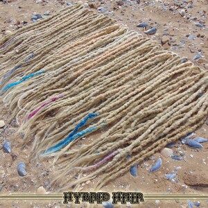 Blonde Ombre Synthetic Dreadlocks Extensions Shell Island Dreads ...