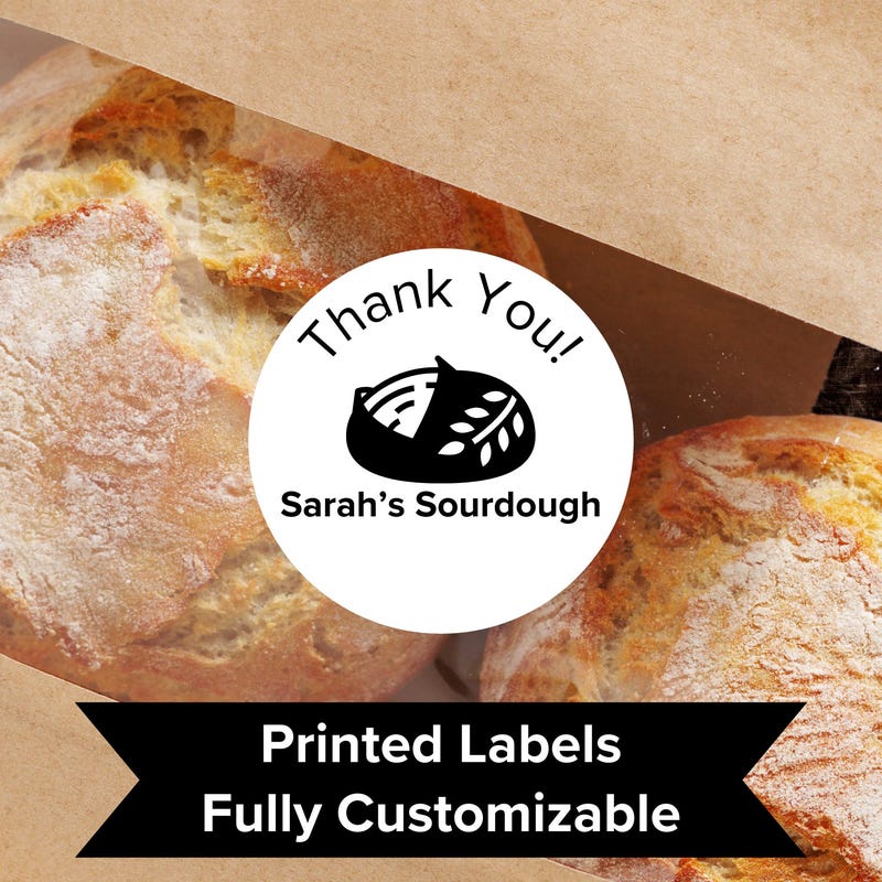 Thank You Bakery Stickers - Etsy