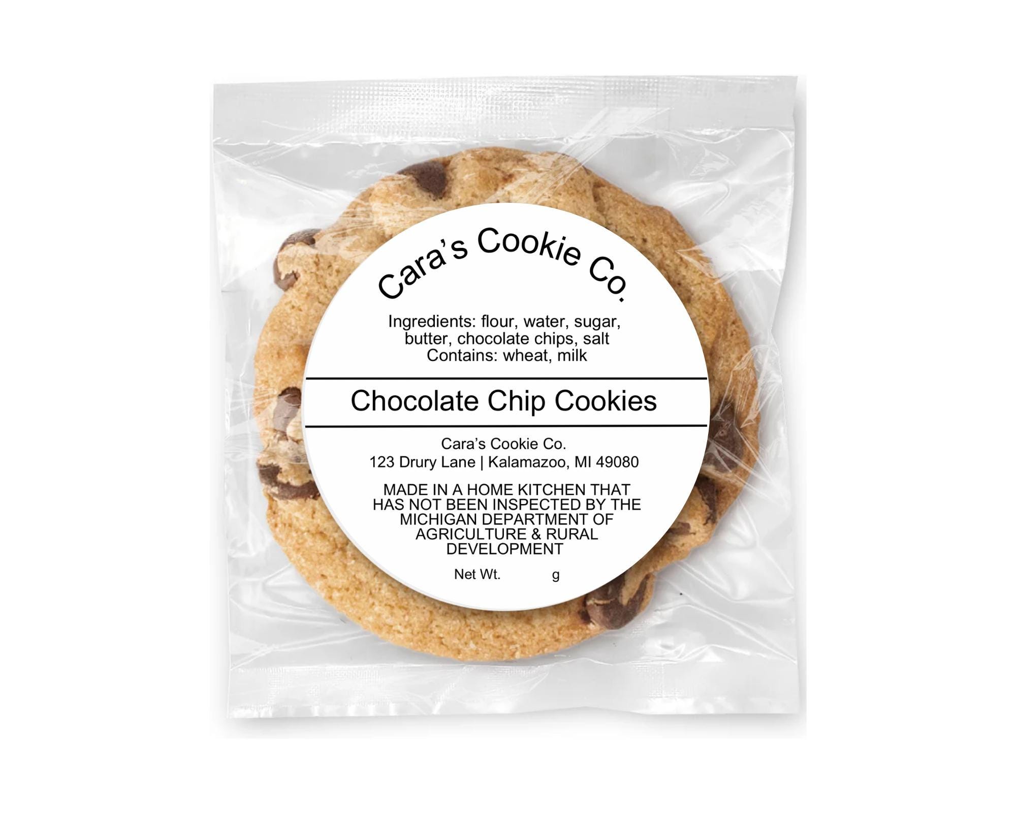 Custom Cottage Bakery Labels, 3” Round - Etsy