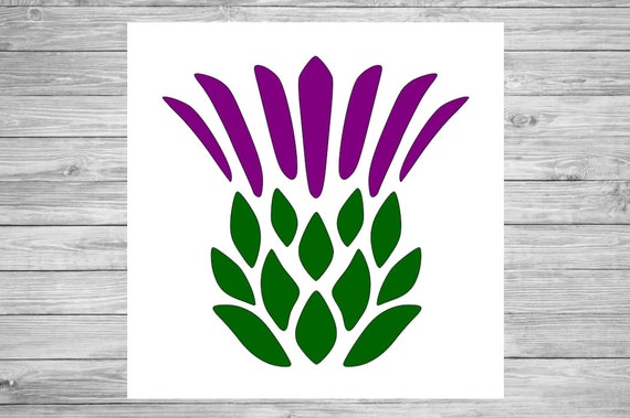Thistle Vinyl Decal | Etsy