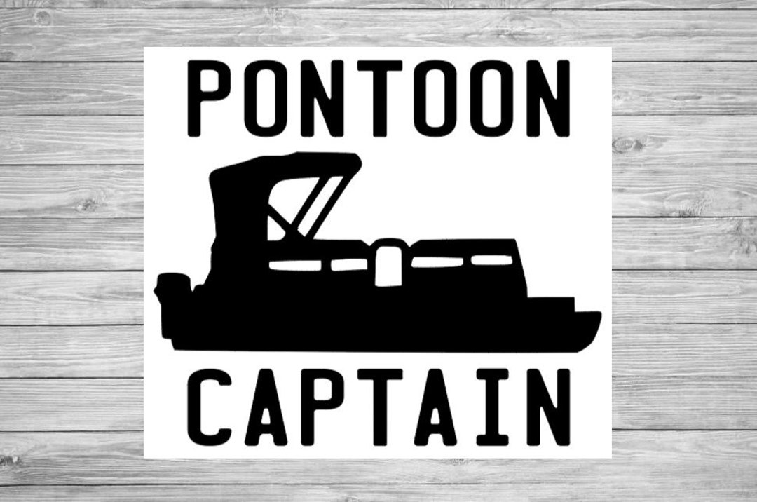 SVG Vector Download Pontoon Captain - Etsy UK
