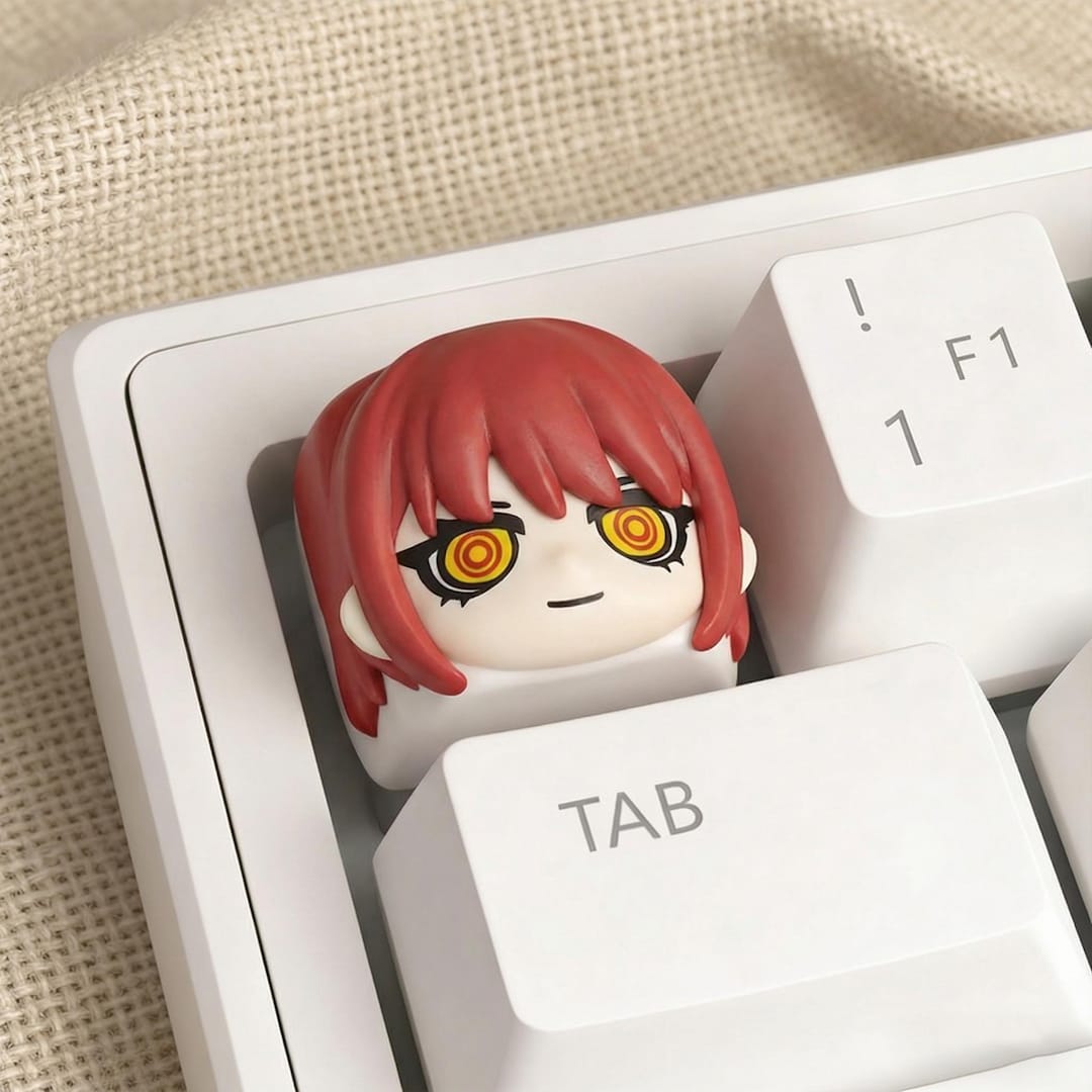 Makima Chainsaw Man Resin Keycap, Anime Gamer Gift - Etsy