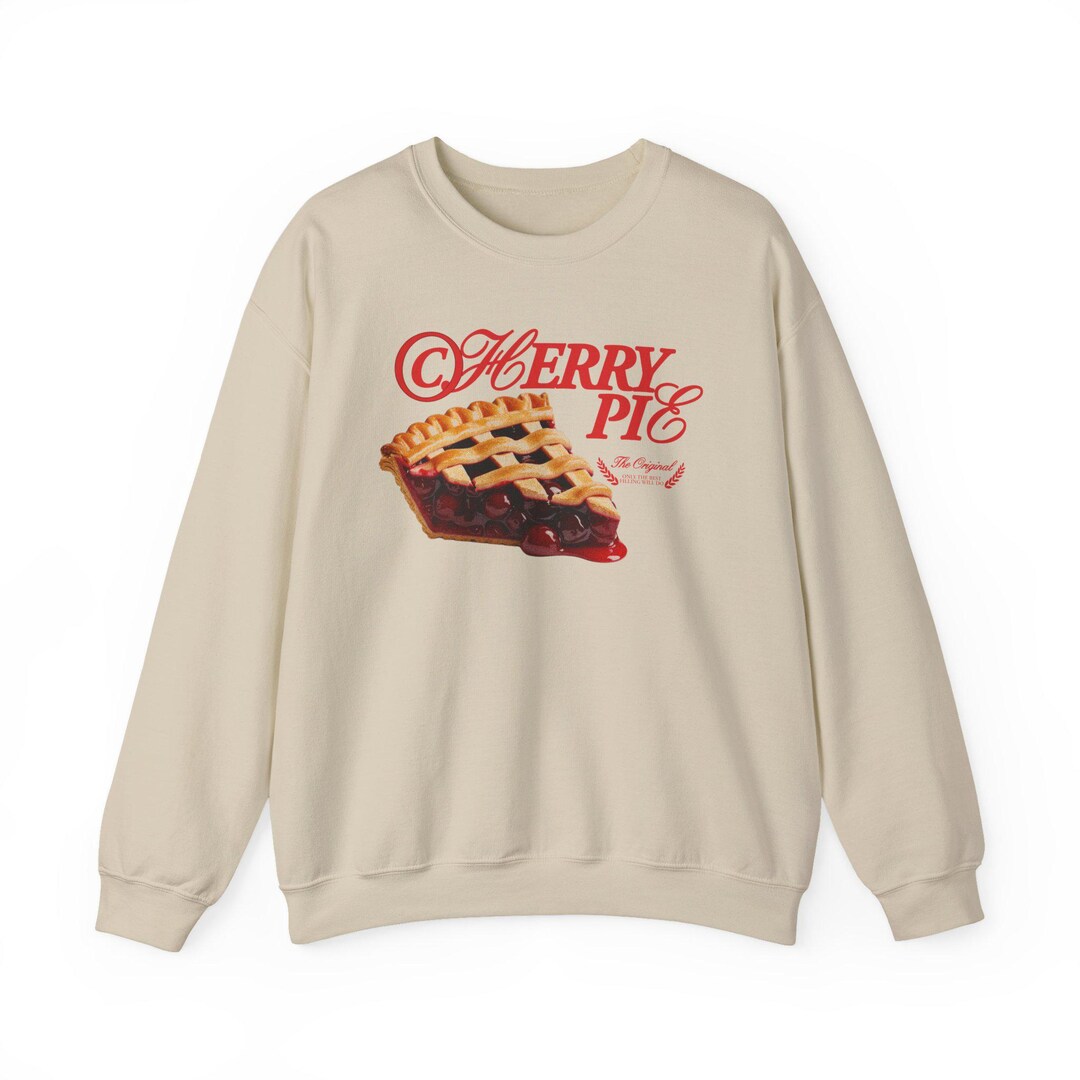 Cherry Pie Retro Vintage Dessert Gildan Unisex Graphic Crewneck ...