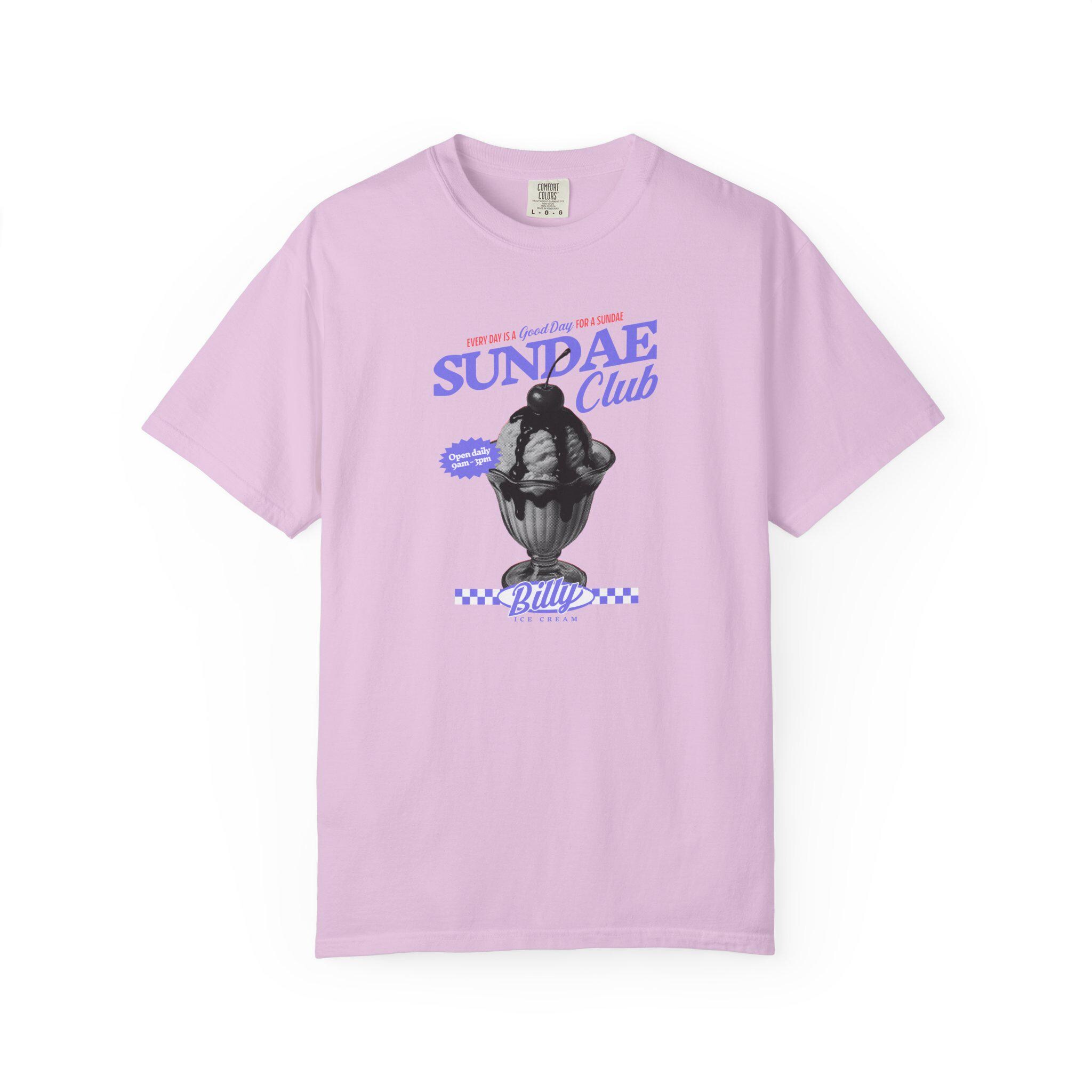 Sundae Club Comfort Colors Unisex Cotton Graphic T-shirt - Etsy