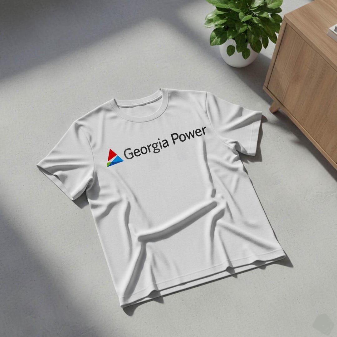 Georgia Power Logo Tee Energy Company Logo T-shirt - Etsy