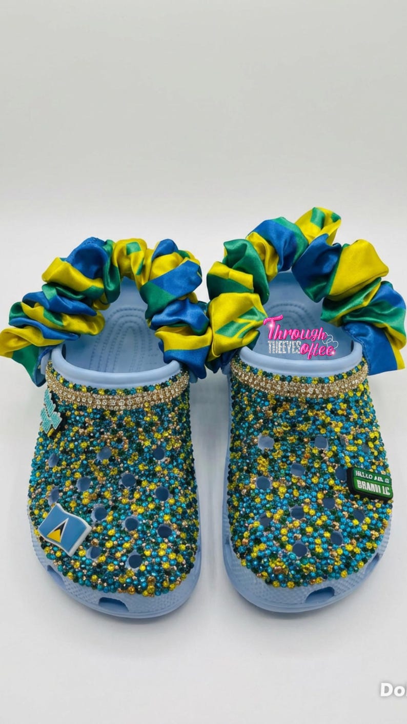 Custom Carnival Crocs - Etsy UK