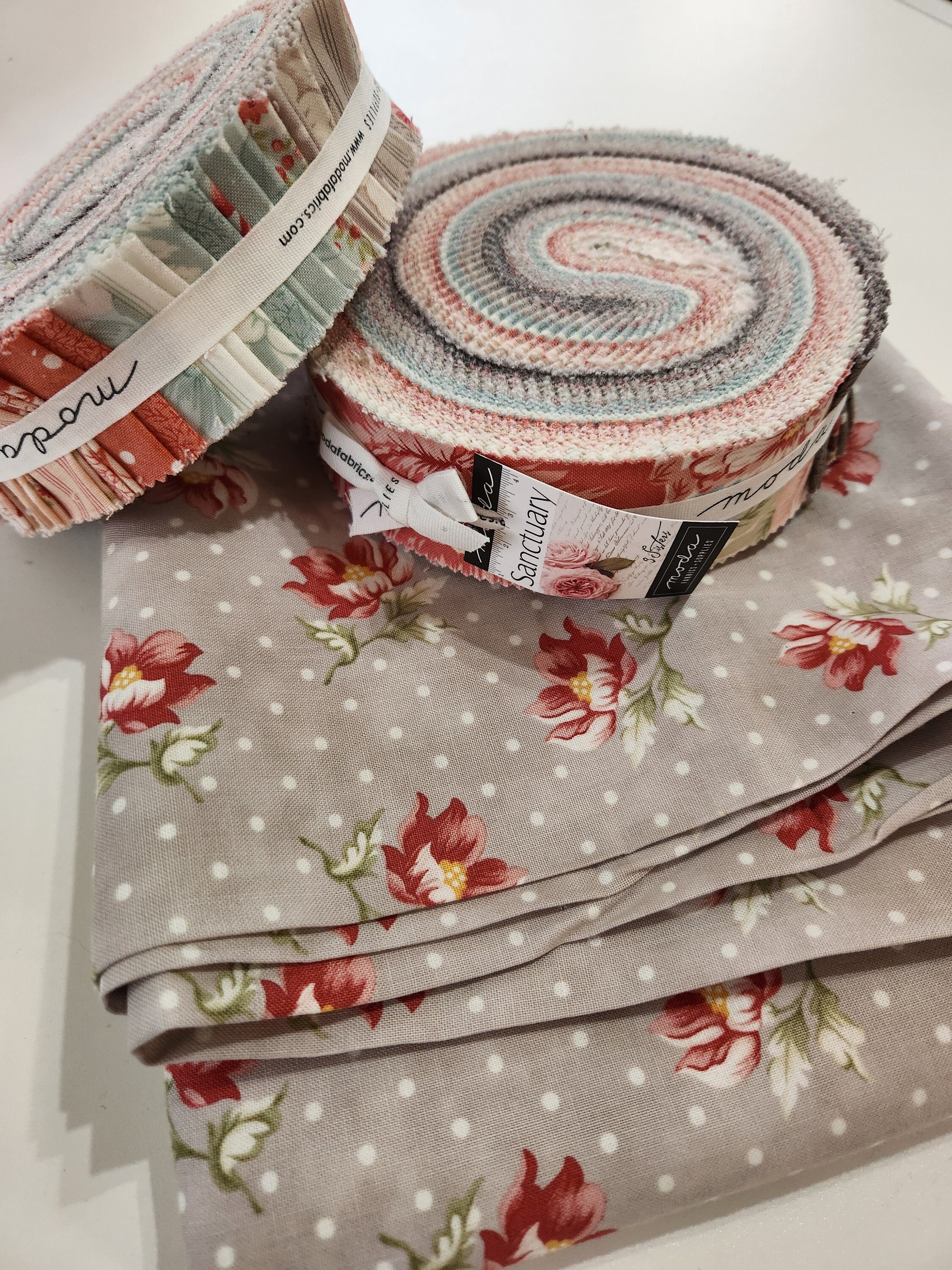 Sanctuary by 3 Sisters for Moda Fabrics, 2 Honey Buns, 1.5 Strips, 1 ...