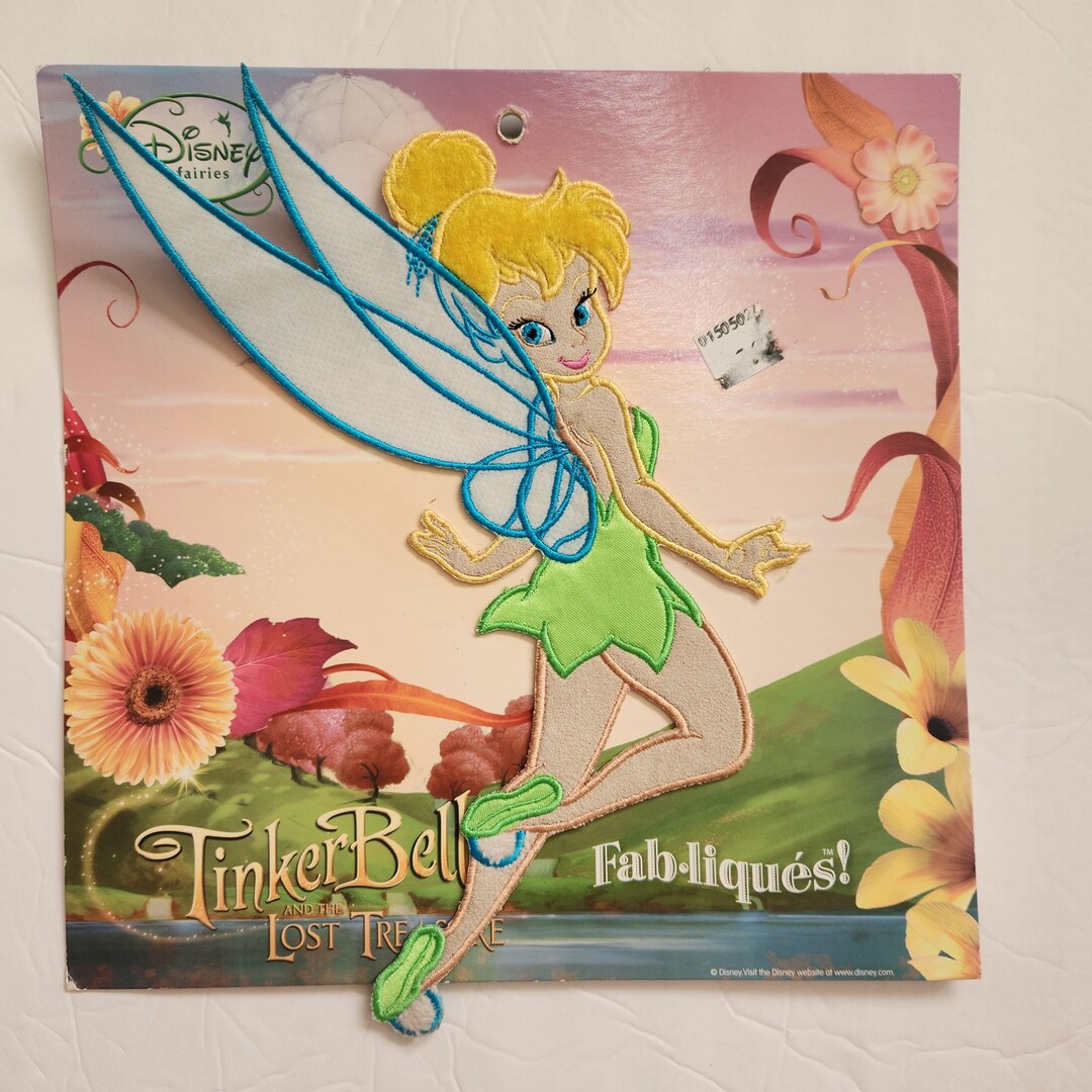 Disney Tinker Bell Sew on Applique Patch Vintage 2009 Fab-liques - Etsy