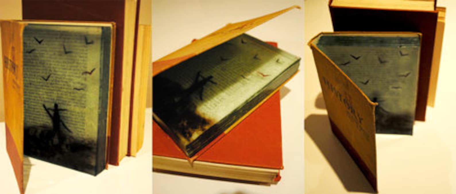 Fused Glass Book Sculpture - Etsy