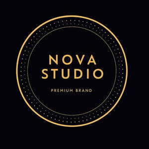 Modern Gold Logo Instant Download - Etsy