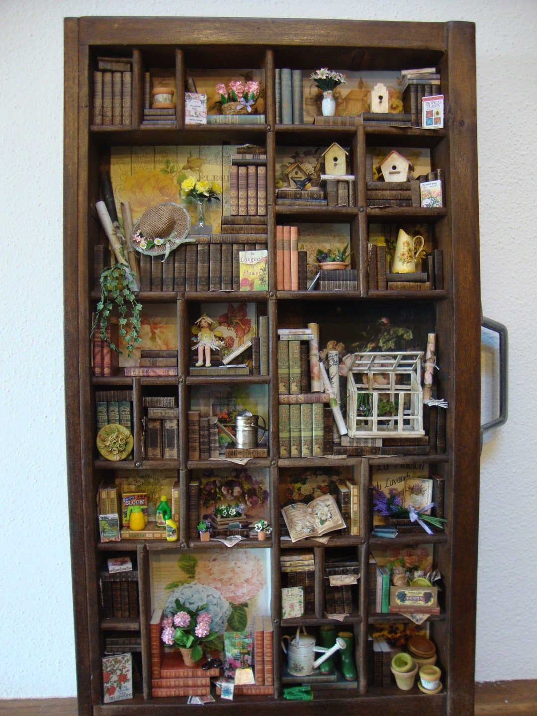 OOAK Miniature Minilibrary Thematic hobby - Etsy