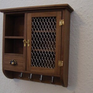 Dollhouse Miniature Wall Cabinet Kitchen 1/12 Scale - Etsy