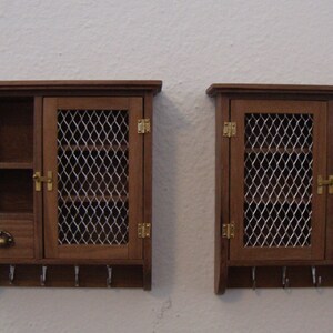 Dollhouse Miniature Wall Cabinet Kitchen 1/12 Scale - Etsy