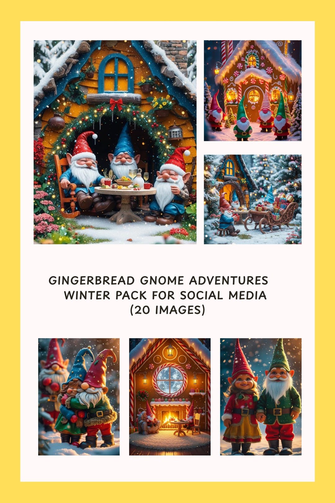 Gnomes Adventures - 20 Images (instant Download) - Etsy